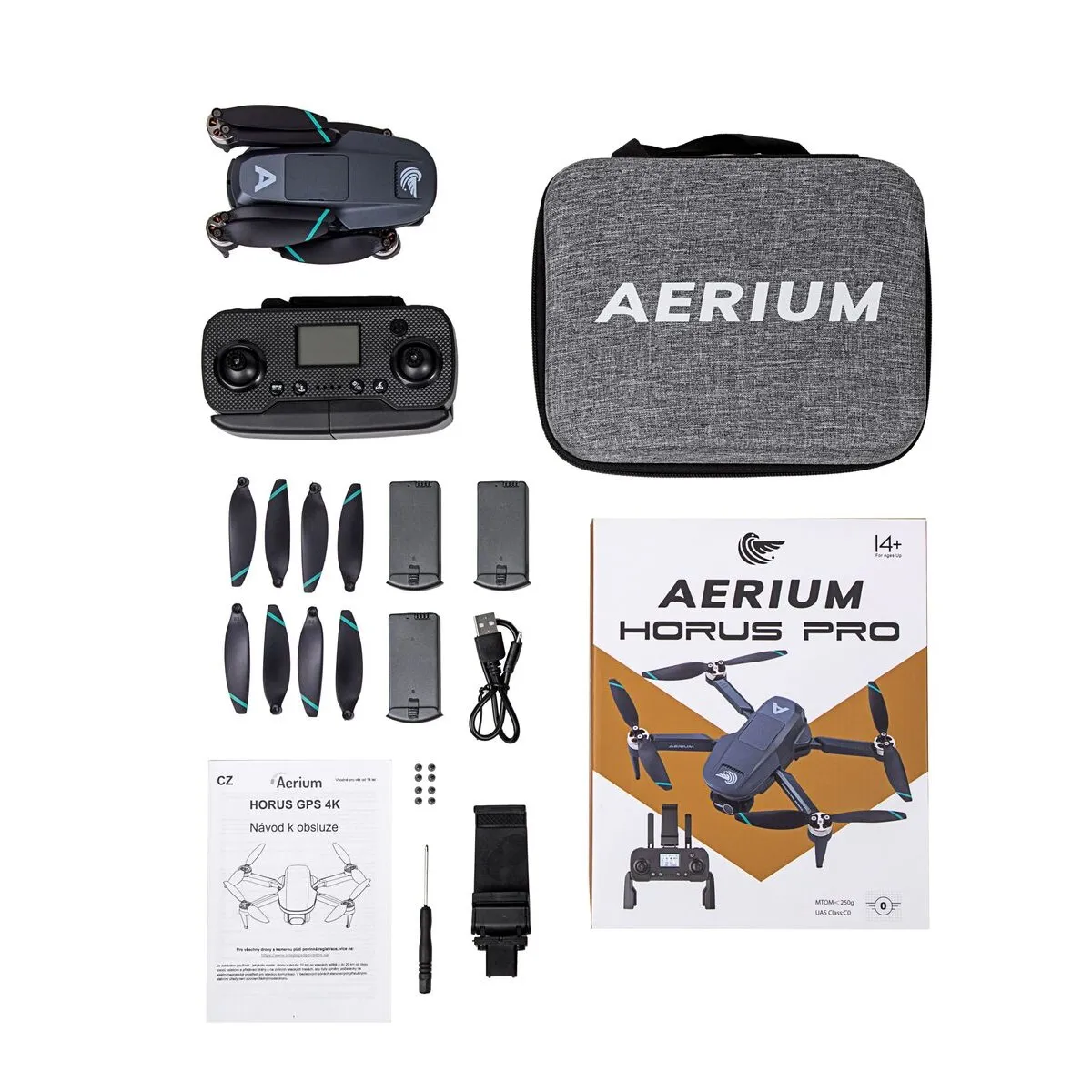 AERIUM HORUS PRO GPS 4K drón - 3 akku | Aerium.hu